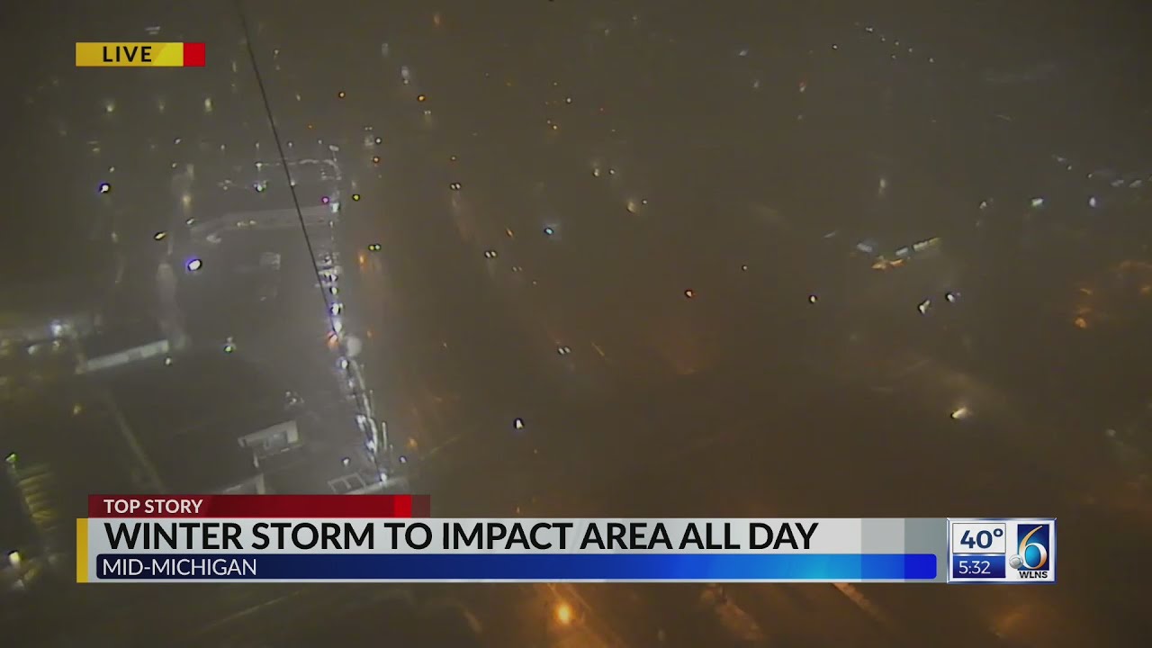 Winter Storm to Impact Area All Day - YouTube