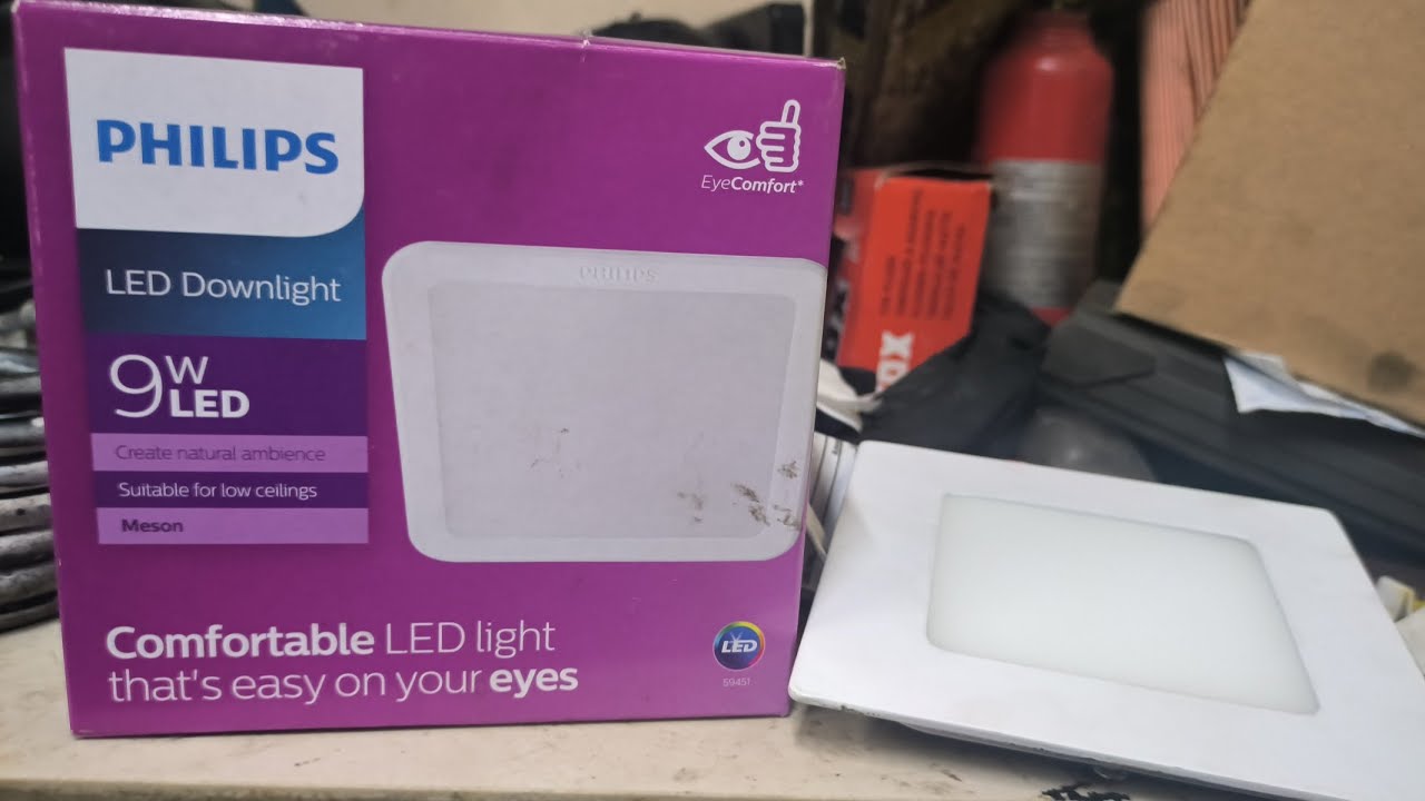 Basic Installing Led Downlight 6w [Philips] - YouTube
