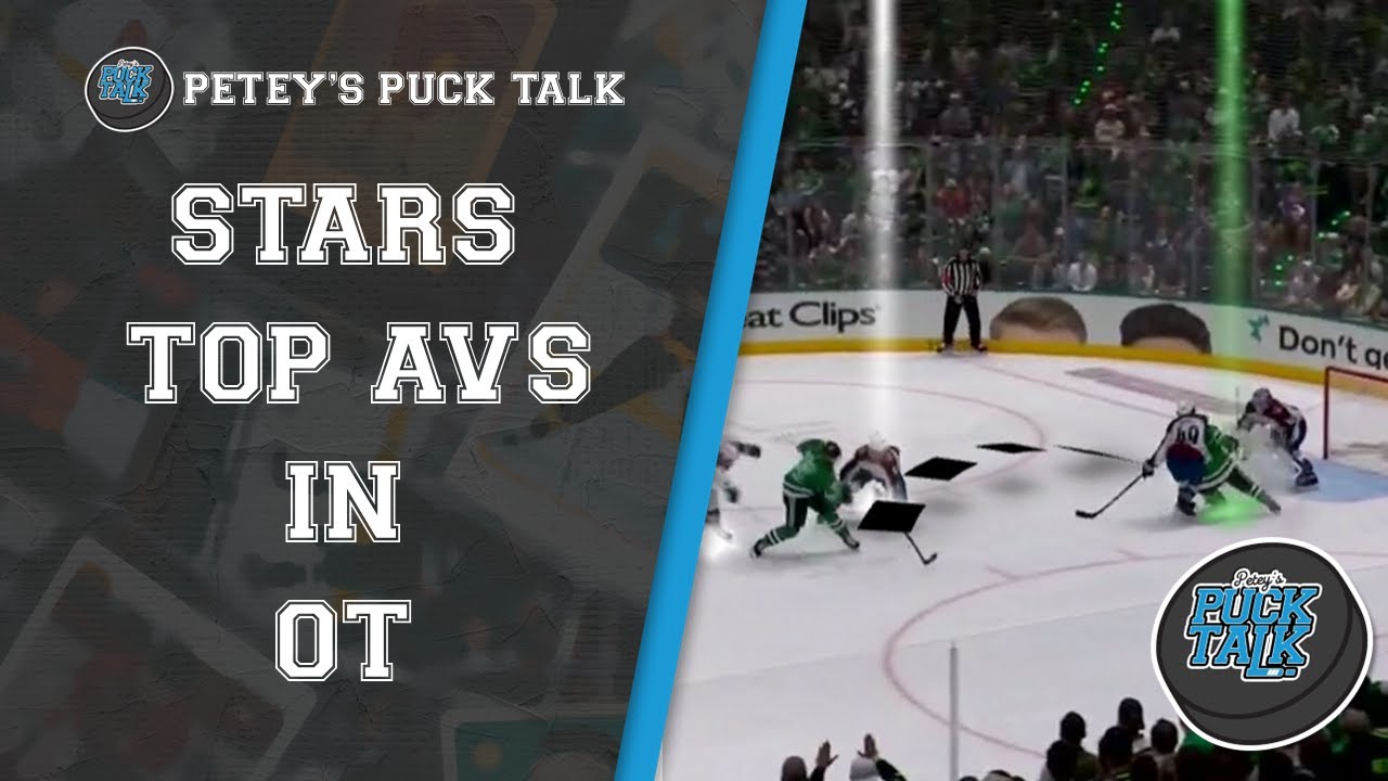 STARS DEFEAT AVS IN OT - YouTube
