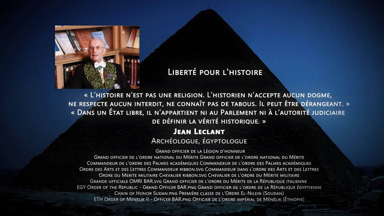 Grande Pyramide K 2019 et Jean Leclant - YouTube
