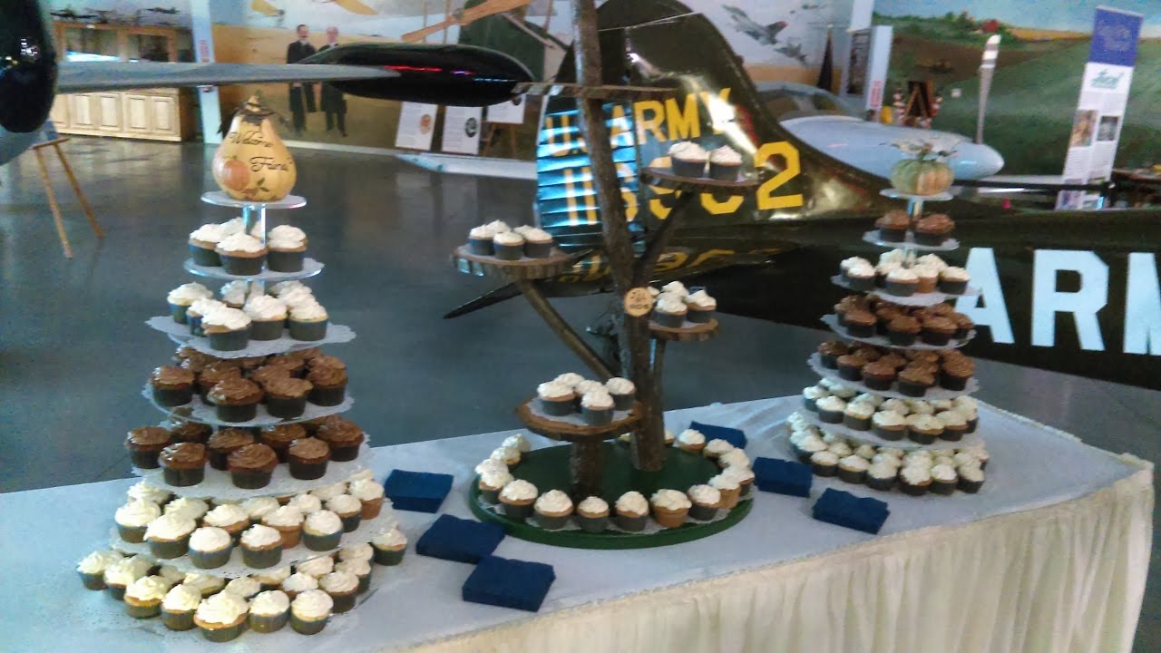 Home Made Wedding Cupcake Tree Stand - YouTube