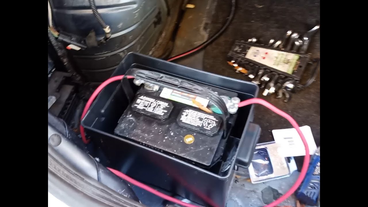 2001 Plymouth Neon Battery Relocation - YouTube