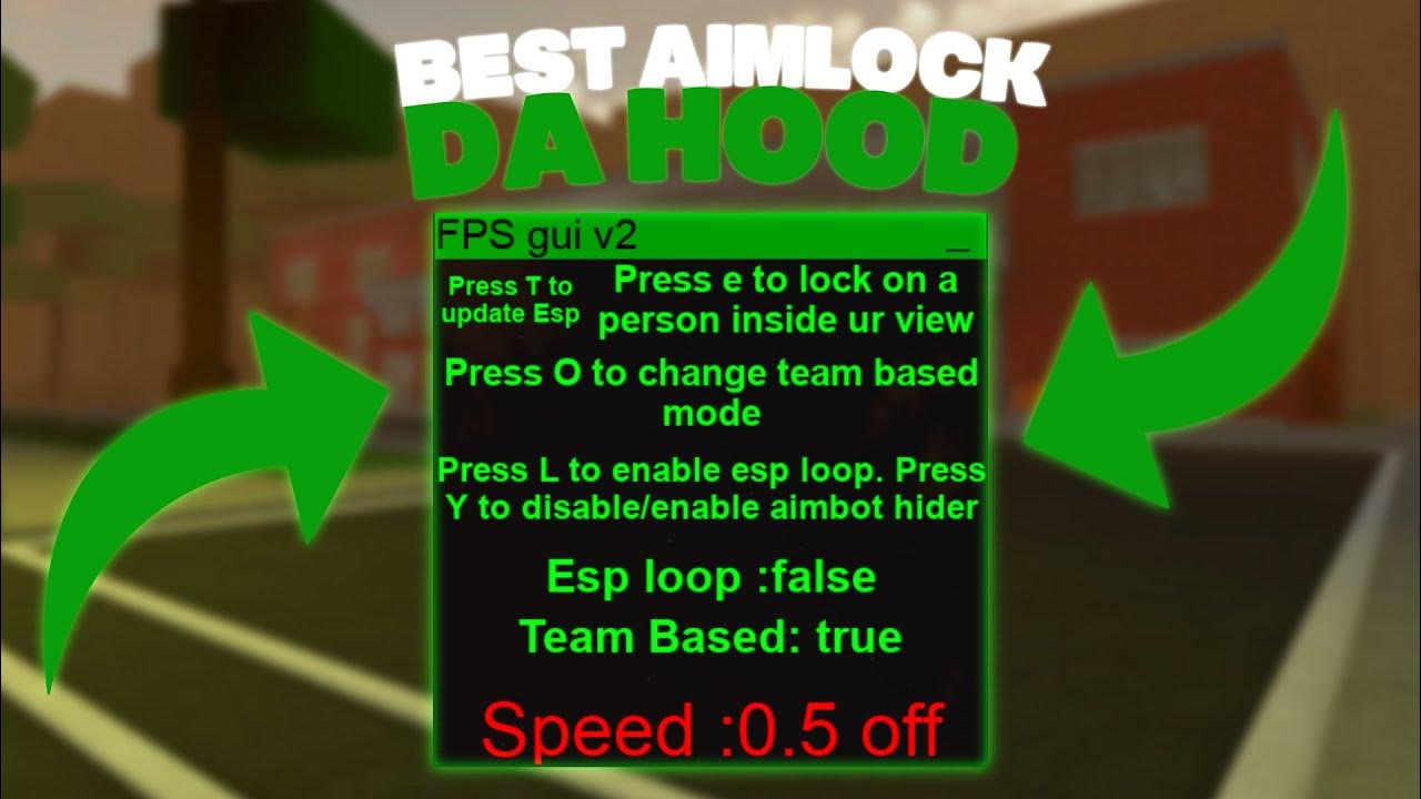 OP DA HOOD AIMLOCK! FPS GUI! (HITS ALL + AIRSHOTS) - YouTube