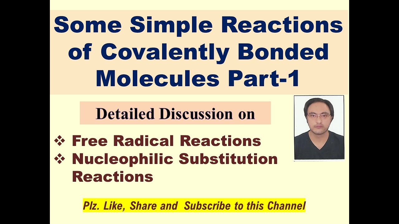 Free Radical and Nucleophilic Substitution Rxns (Simple Rxns of ...