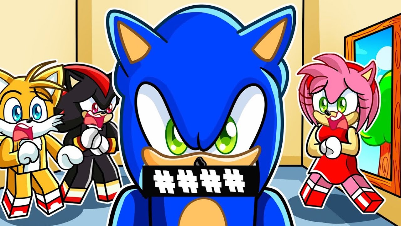 ¡SONIC DICE UNA MALA PALABRA en ROBLOX! - YouTube