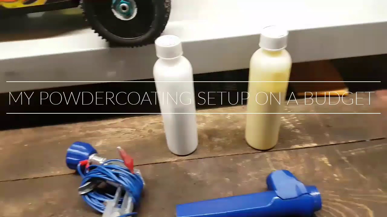 Cheap powdercoating setup diy home nordic pulver - YouTube