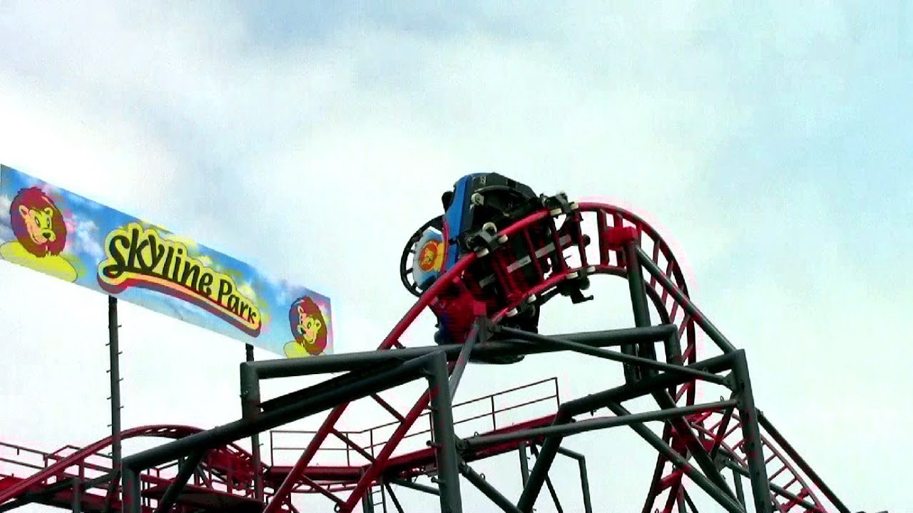 Sky Spin off-ride HD Skyline Park - YouTube