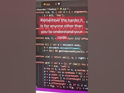 Why make coding easier to read? - YouTube