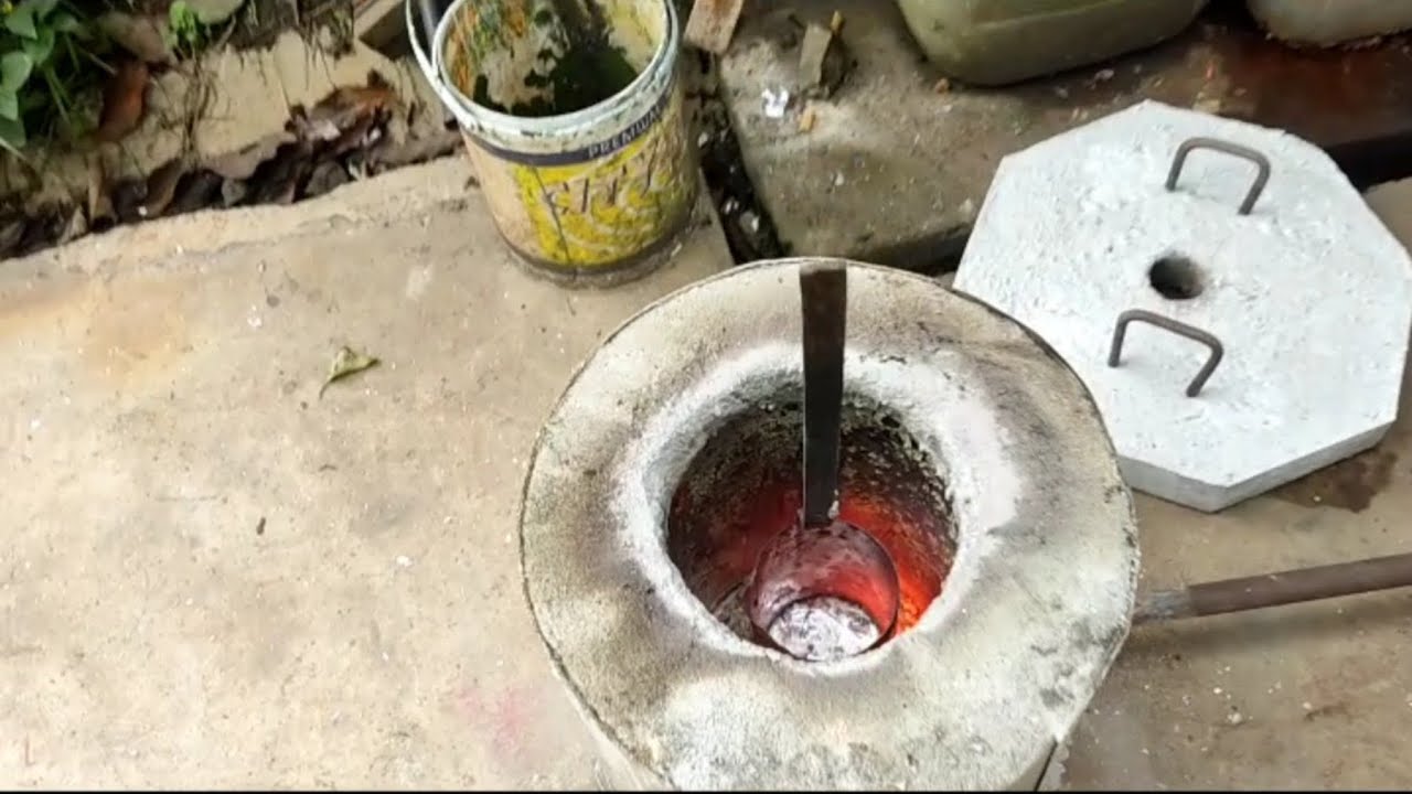TUNGKU LEBUR LOGAM / ALUMUNIUM HOME MADE (DIY) - YouTube