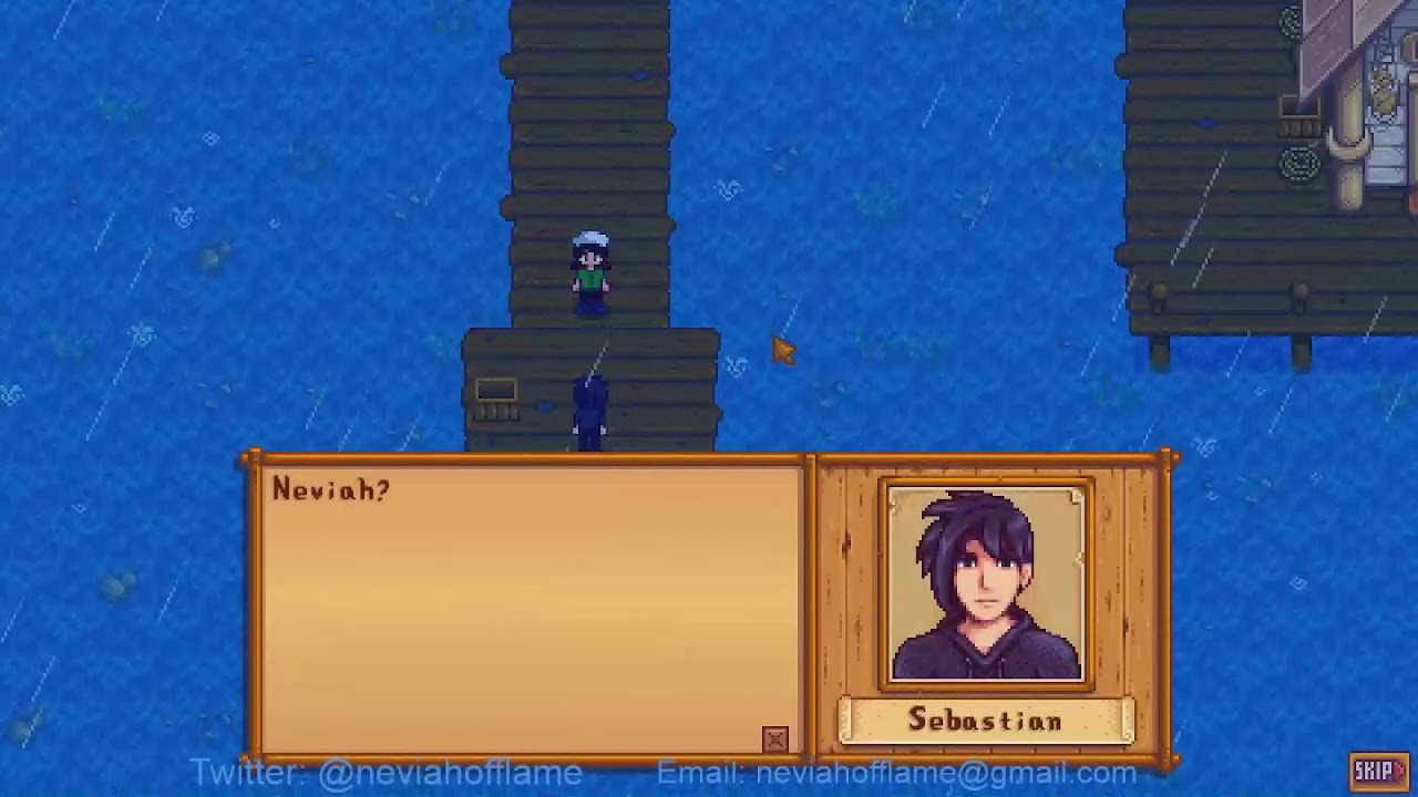 Stardew Valley pt. 120: Sebastian 8 Heart Event - YouTube