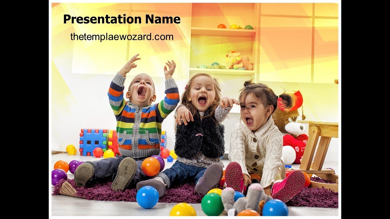 Childhood Daycare PowerPoint Template | TheTemplateWizard - YouTube