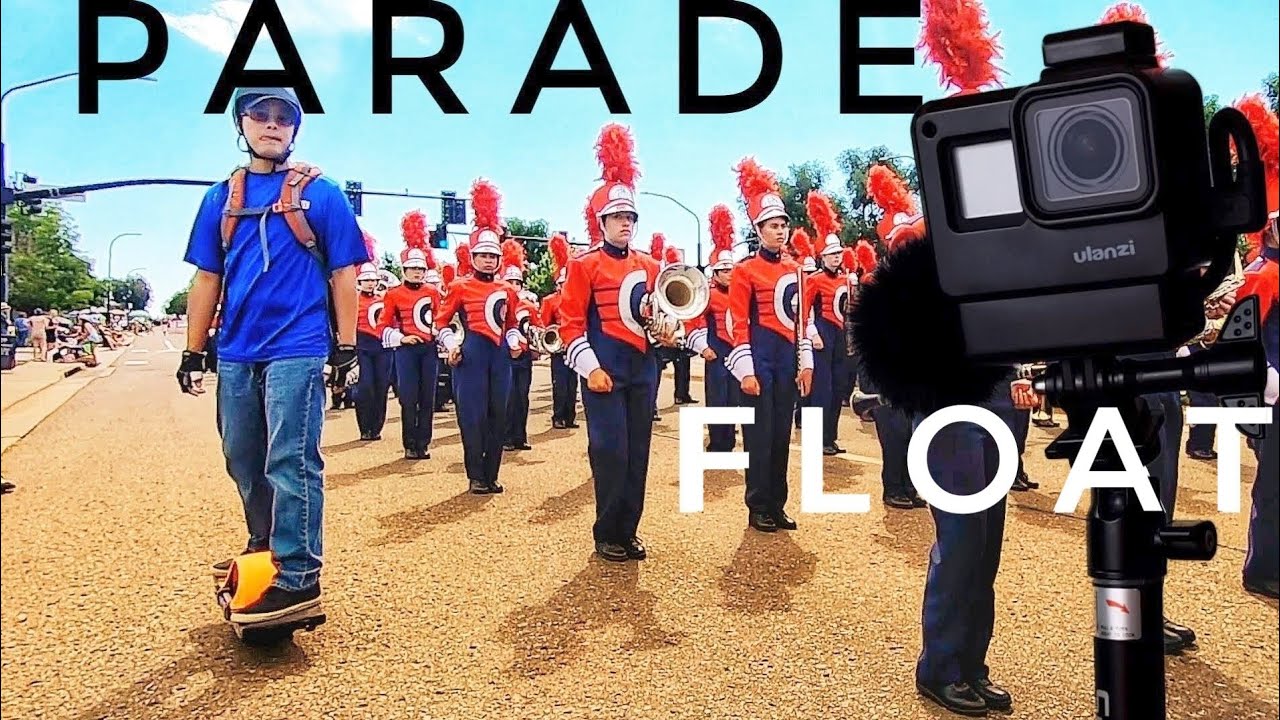 My Onewheel GoPro Setup & Marching Band Parade - YouTube