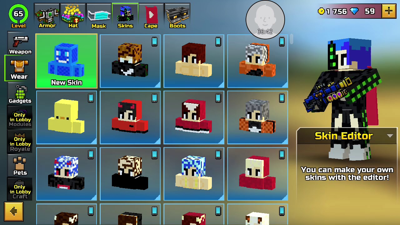 Playing hide and seek in pixel gun 3d - YouTube