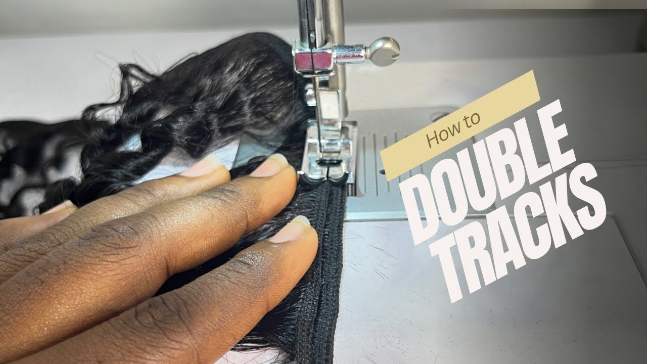 How to Double Your Weft on a Sewing Machine - YouTube