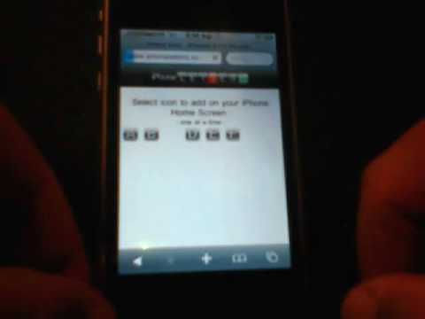 Write your name on your iPhone Home Screen - iPhoneLetters.com - YouTube