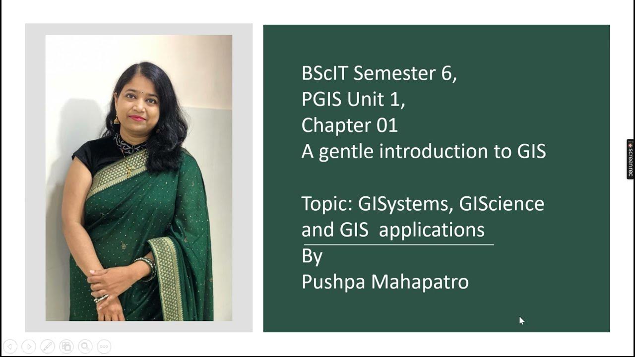 04 #gisystems, #giscience and #gis applications|| PGIS Unit 1 || B.Sc. IT Sem 6 || Mumbai ...