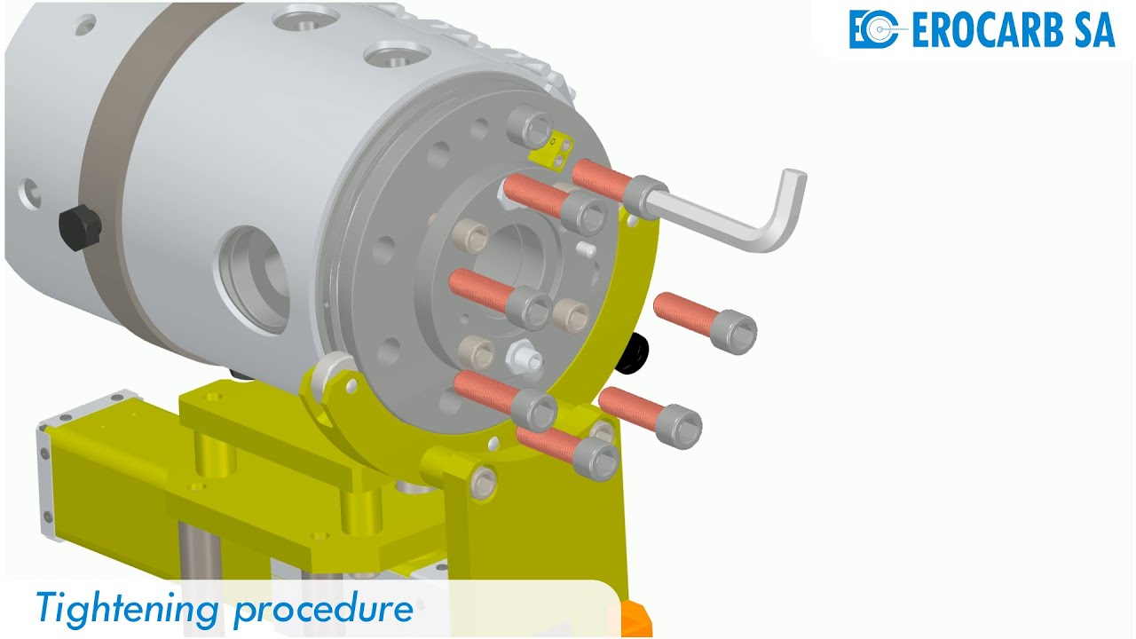 EROCARB SA - Tightening of an extrusion crosshead - YouTube