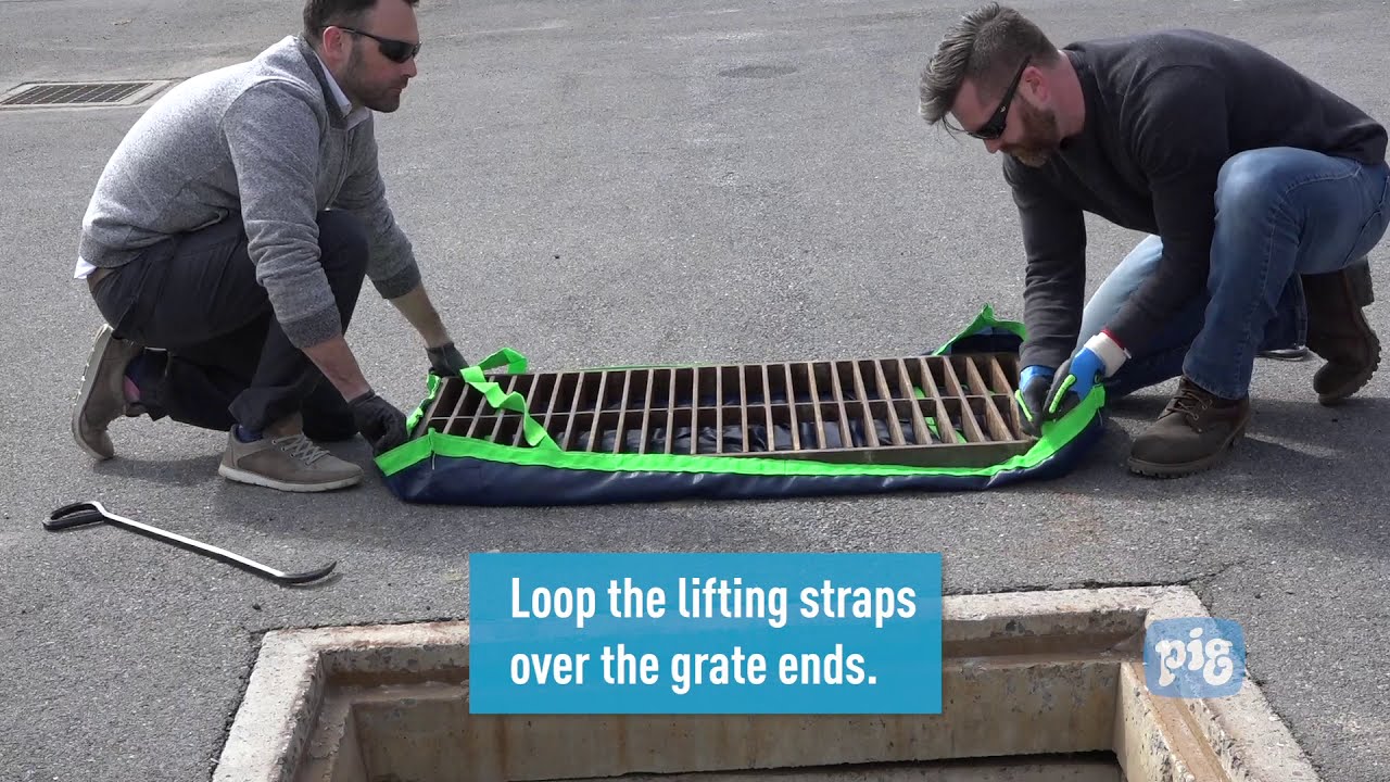 How To Install - PIG Sediment Drain Filter | New Pig - YouTube