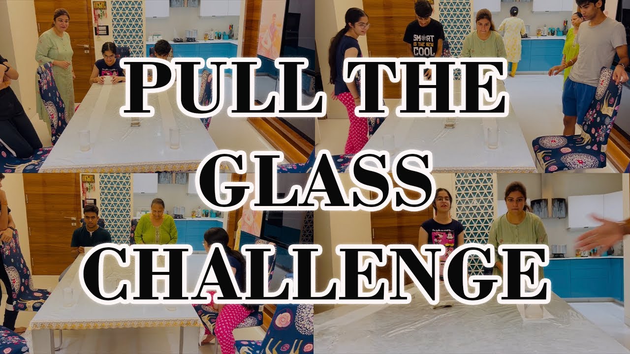 Pull The Glass Challenge | Too Much Fun | Guess The Winner? | # ...