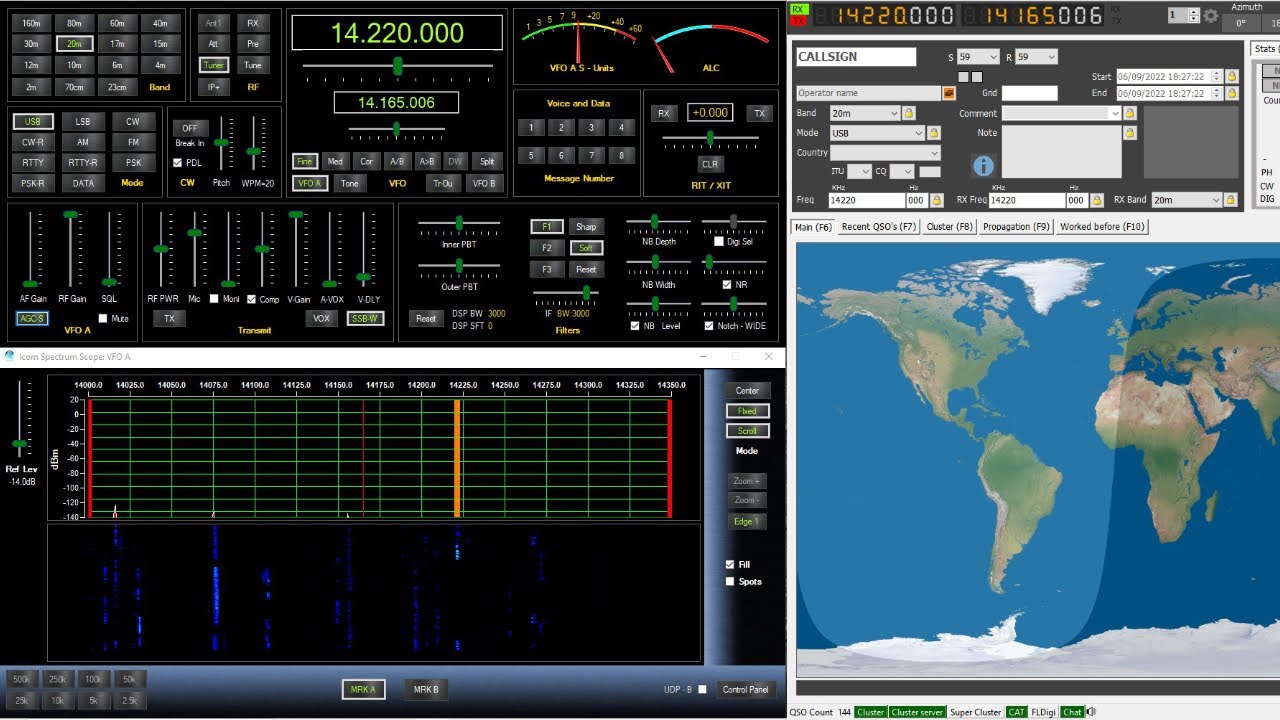 Win4Icom with Log4OM2 using Virtual Com Ports - Amateur Radio - YouTube
