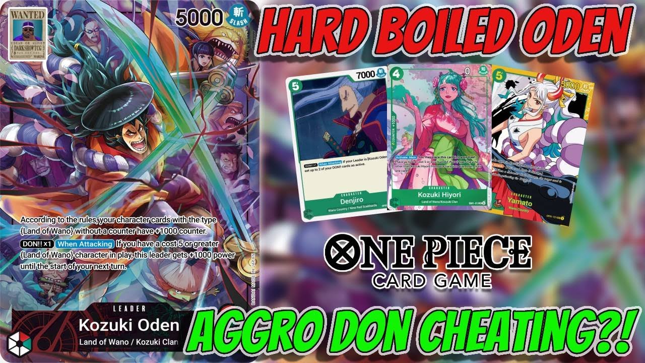 EB01's Best Leader?! Red Green Oden Guide! – One Piece Card Game - YouTube