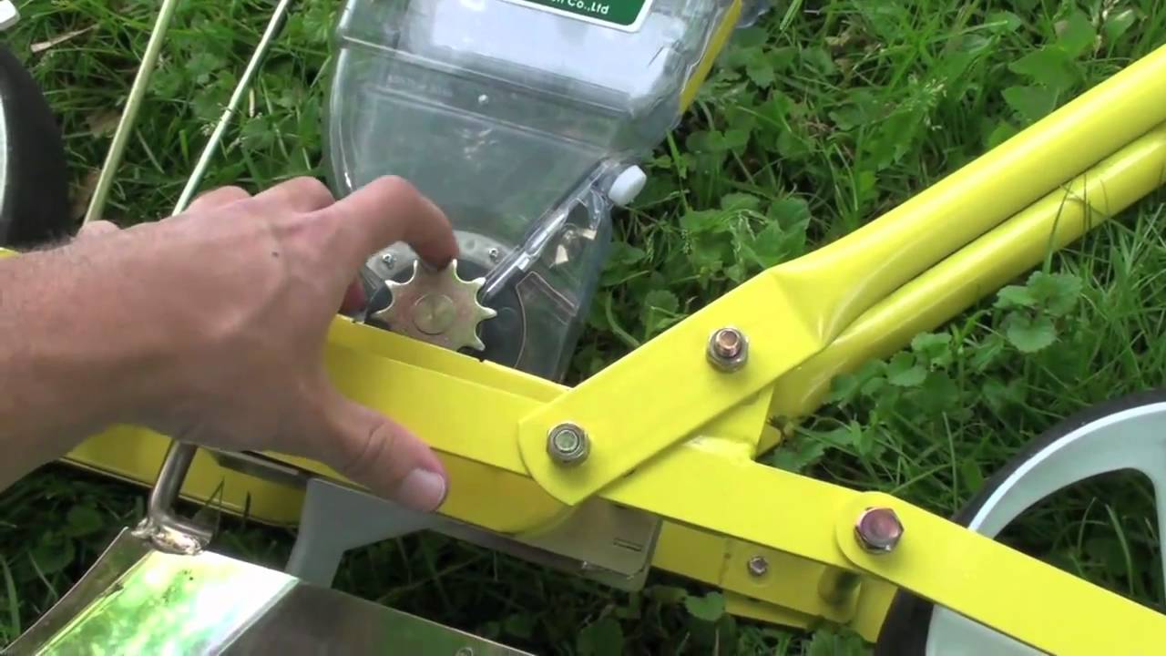 EarthWay Planter - YouTube