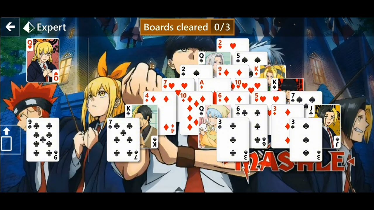 Star Club - Pyramid: Expert II Challenge 10 | Mashle Theme | Microsoft Solitaire Collection ...