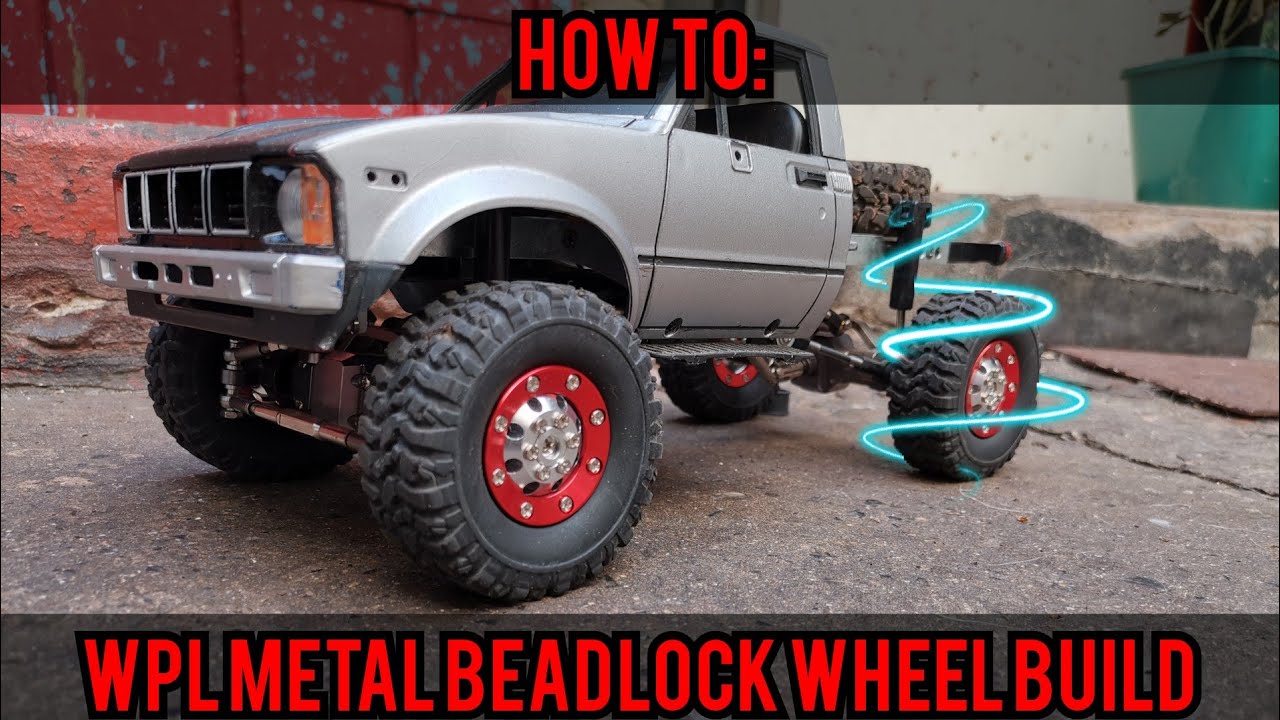 RC TRUCK UPGRADE WPL Metal Wheel Build - How To - C24 Gets New Wheels ...