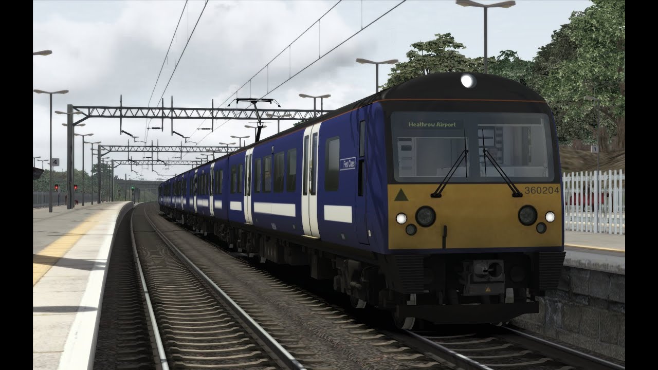 No Go For Heathrow | Class 360 (Desiro) | Train Simulator 2016 - YouTube