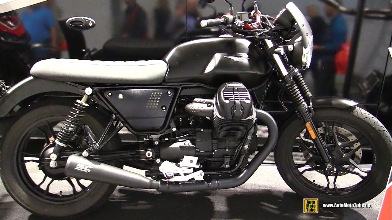 2020 Moto Guzzi V7 III SC Project Exhaust - Walkaround Tour - YouTube