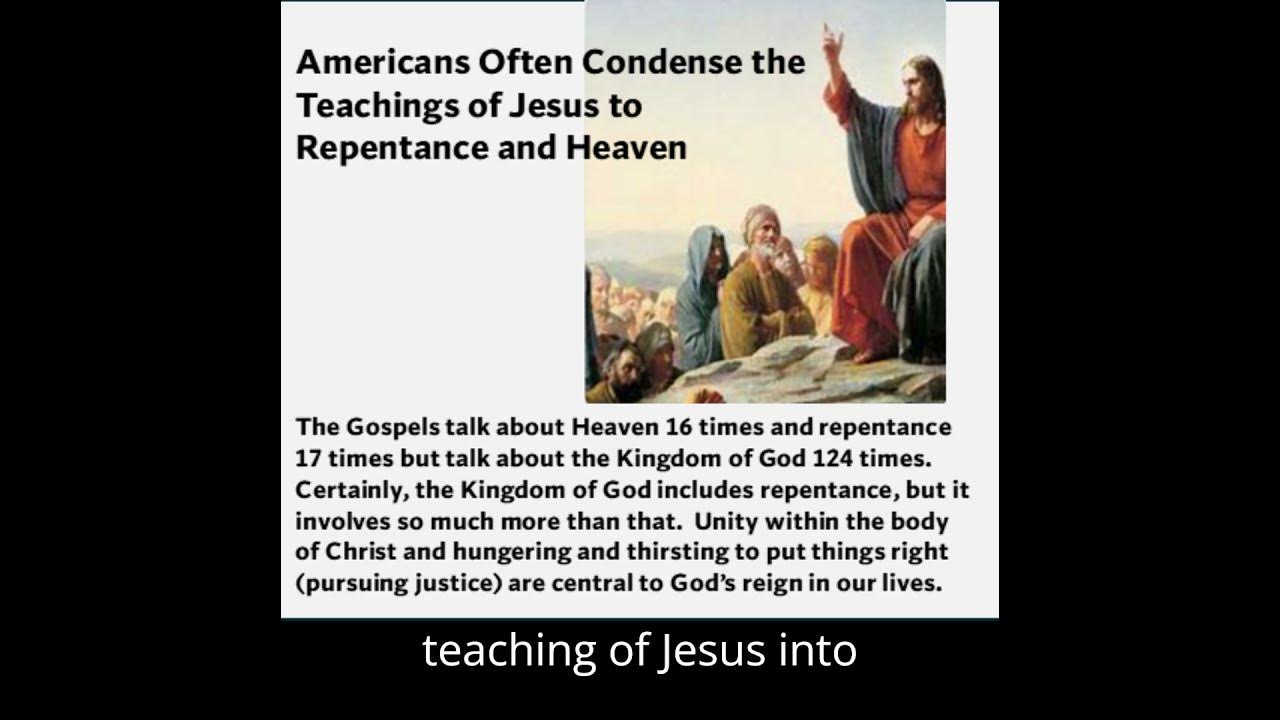 What Is The Central Teaching of Jesus? - YouTube