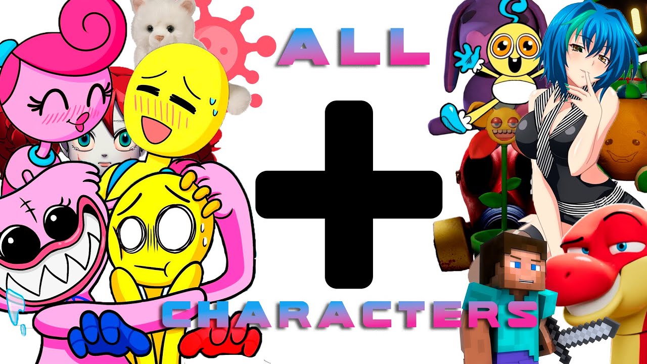ALL CHARACTERS Poppy Playtime chapter 3 (part 2) - YouTube