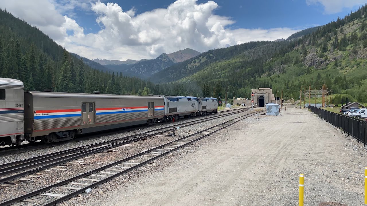 Chasing Amtrak Train 5 (28), The California Zephyr, From Denver, CO to ...