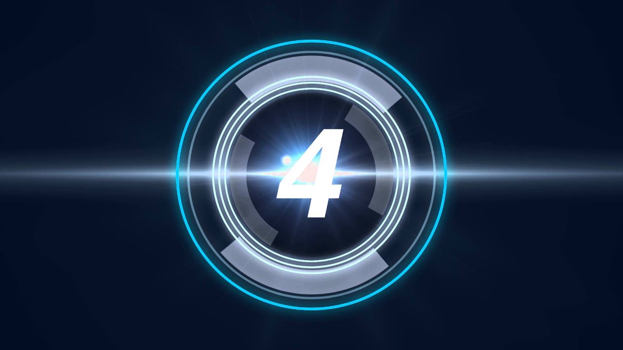 Futuristic Countdown Timer - YouTube
