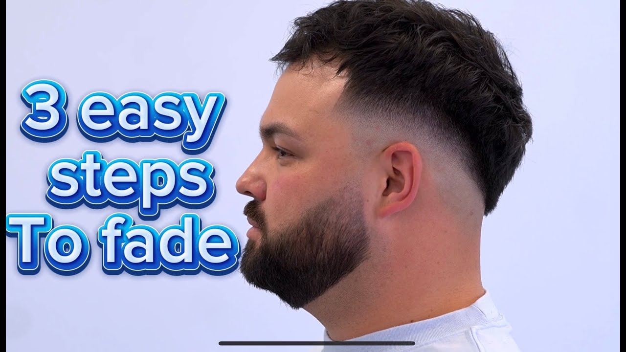 3 EASY STEPS FOR A SKIN FADE - YouTube