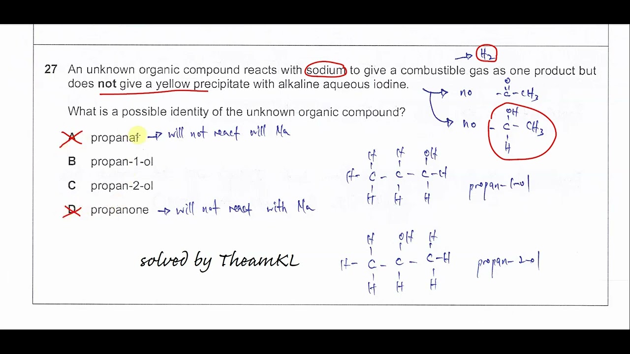 9701/13/M/J/16/Q27 Cambridge International AS Level Chemistry 9701 May ...