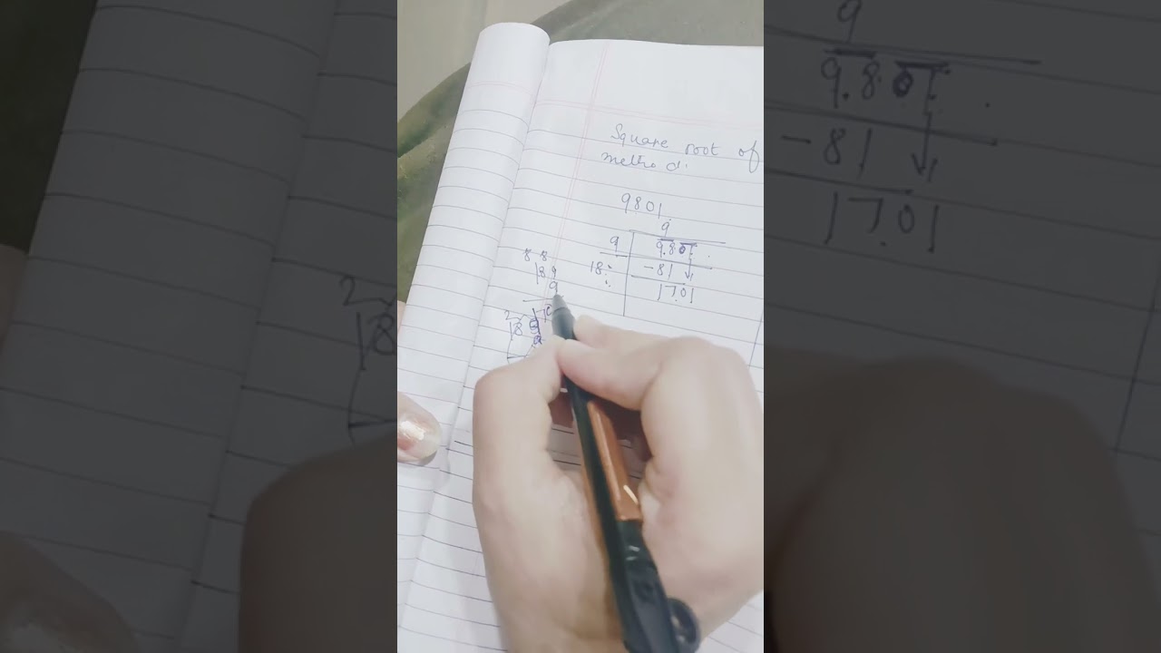 Class 8th Square Root division Method in Easy Way YouTube Class 8th Square Root division Method in Easy Way YouTube