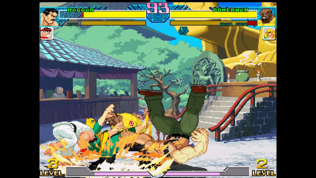 Haggar & Ryu(SF) vs Luke Cage & Iron Fist - YouTube