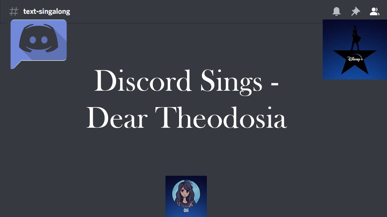 Discord Sings - Dear Theodosia - YouTube