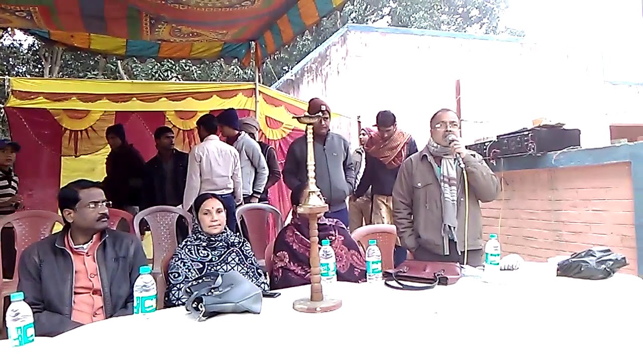 CRICKET PRATIYOGITA KE UDAGHTAN KE AWSAR PAR SAMBODHIT KARTE PRAMOD ...