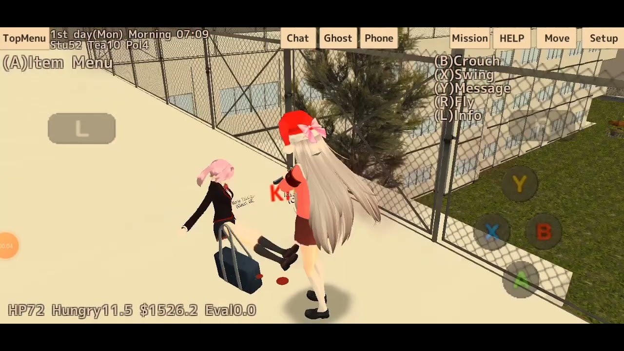 pretty little psycho | school girls simulator - YouTube