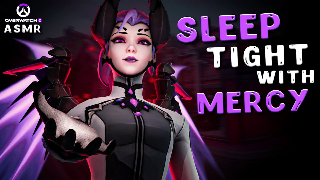 SLEEP TIGHT WITH MERCY 💜😴 OVERWATCH 2 ASMR Gaming 💜 Whispering, Soft ...