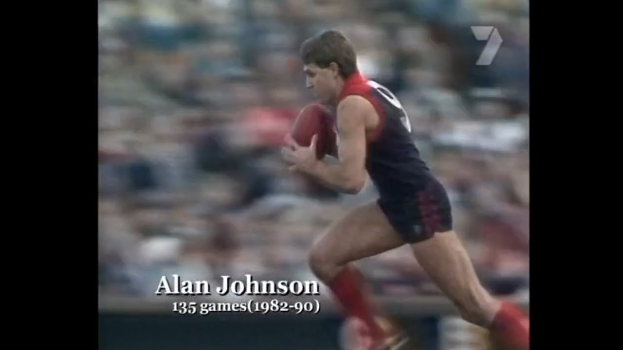 Alan Johnson - Melbourne - 135 games, 95 goals - 1983 & 1989 Best ...
