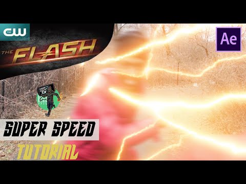 THE CW11 FLASH RUNNING EFFECT TUTORIAL ((AFTER EFFECTS)) - YouTube