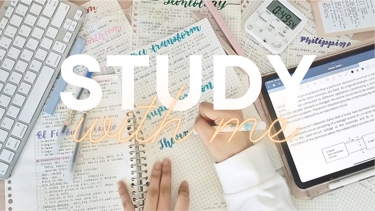 study with me 🌿 study time-lapse compilation, study motivation - YouTube