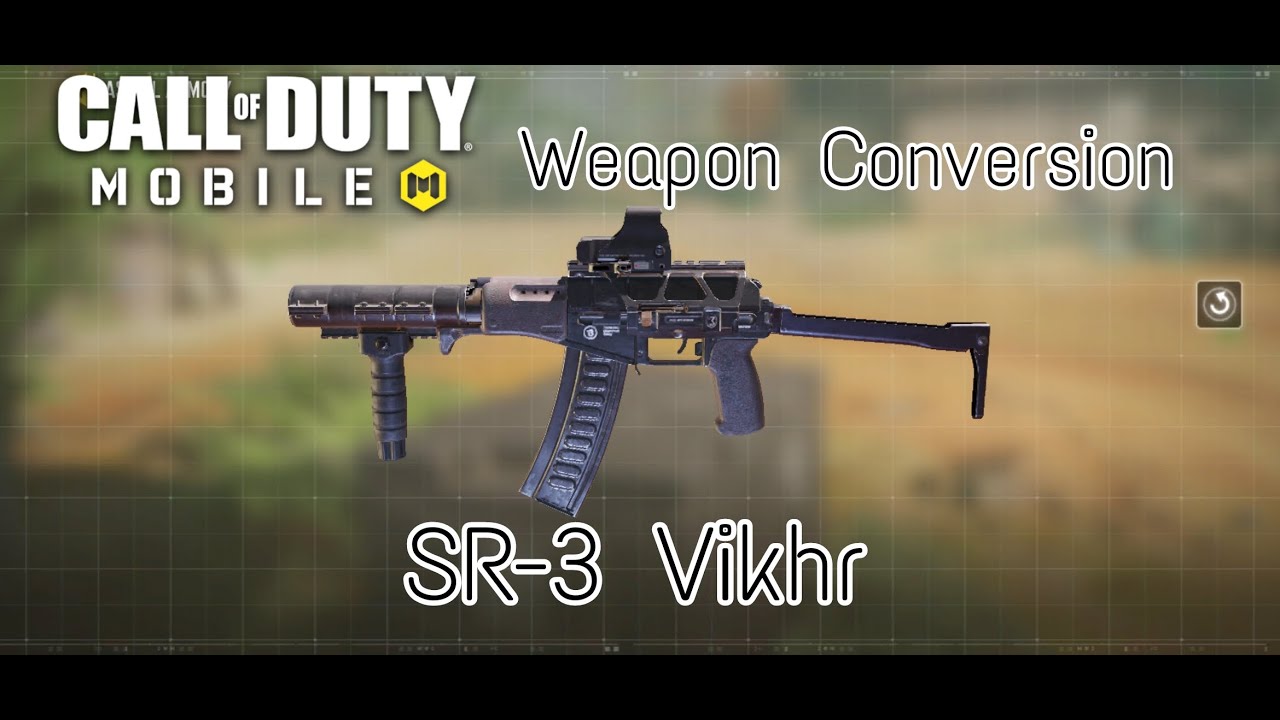 CODM | SR-3 Vikhr Weapon Conversion - YouTube