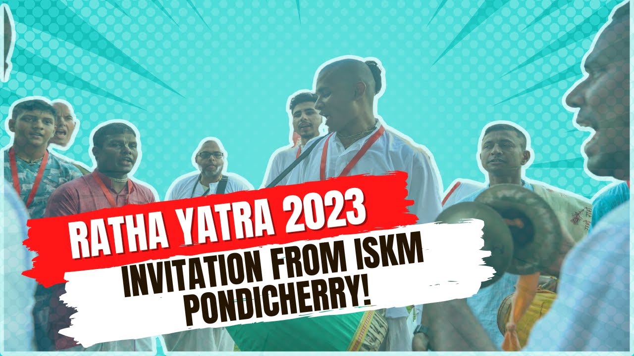 Experience the Divine Spectacle: Ratha Yatra 2023 Invitation from ISKM ...
