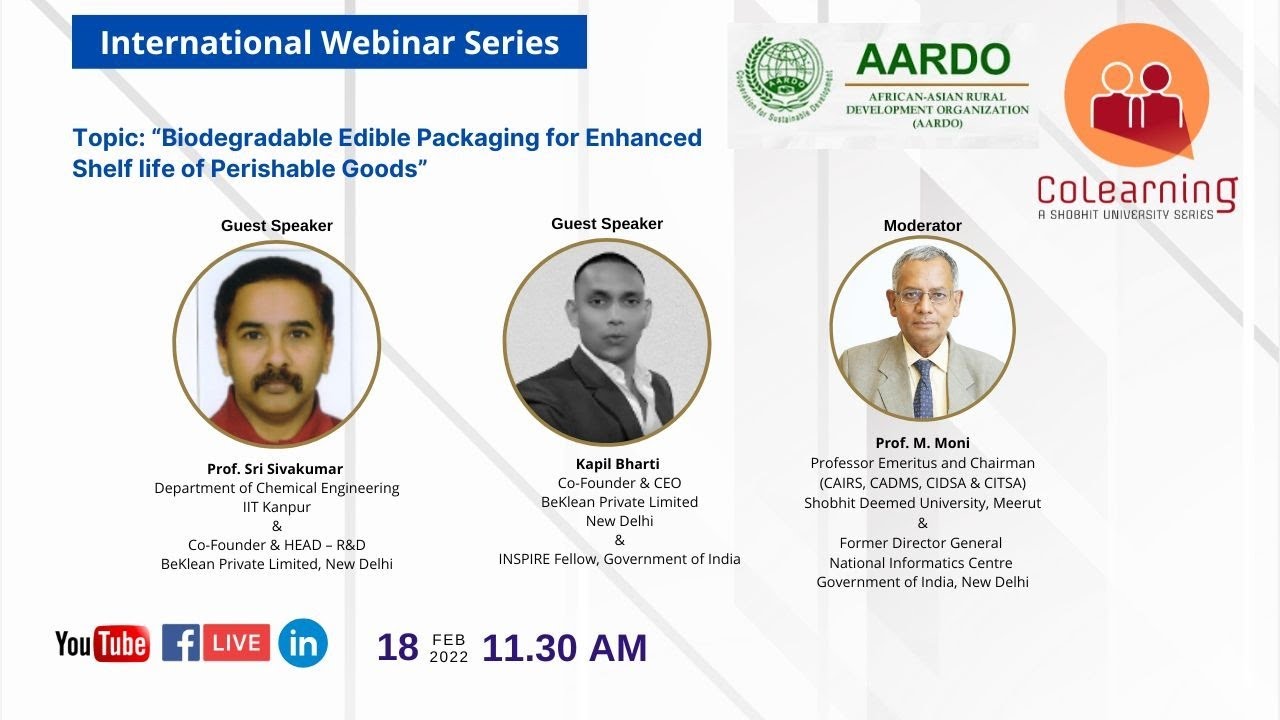 Biodegradable Edible Packaging for Enhanced Shelf life of Perishable ...