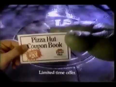 Pizza Hut Ad- Teenage Mutant Ninja Turtles (1990) - YouTube