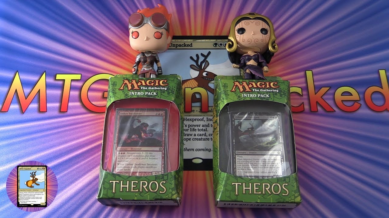 Theros Intro Packs Unboxed - YouTube